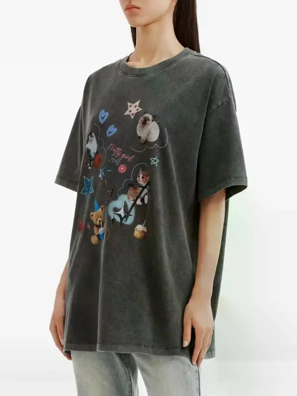 B+AB Graphic Print Cotton T-shirt