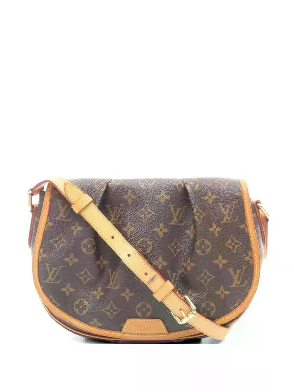 LOUIS VUITTON Monogram Canvas Shoulder Bag - Brown