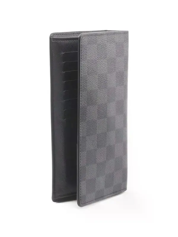 LOUIS VUITTON 2021 Damier Graphite Bi-fold Wallet - Black