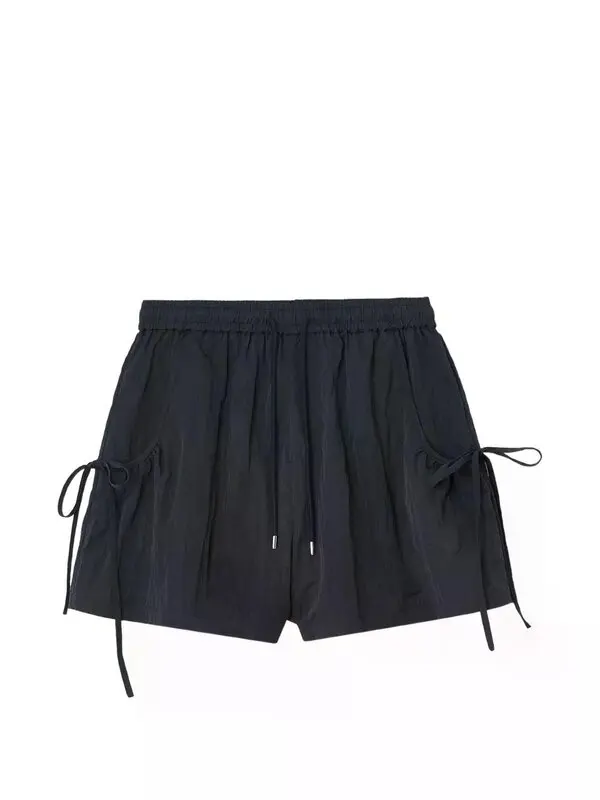 B+AB Drawstring Waist Side-tie Mini Shorts