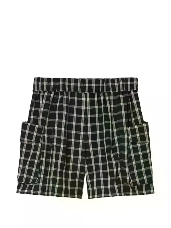 B+AB Check Pattern Shorts