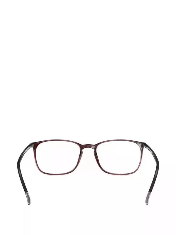 SILHOUETTE Spx Illusion Rectangle-frame Glasses - Red