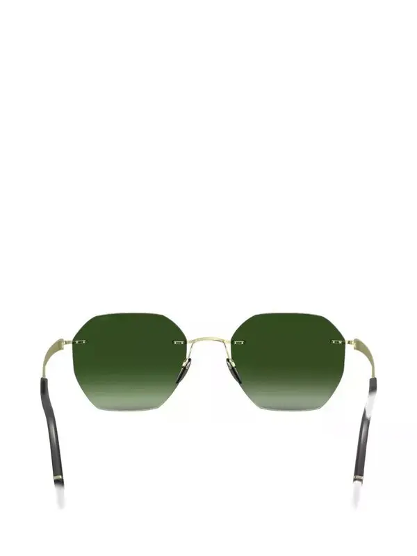 SILHOUETTE Rimless Geometric Sunglasses