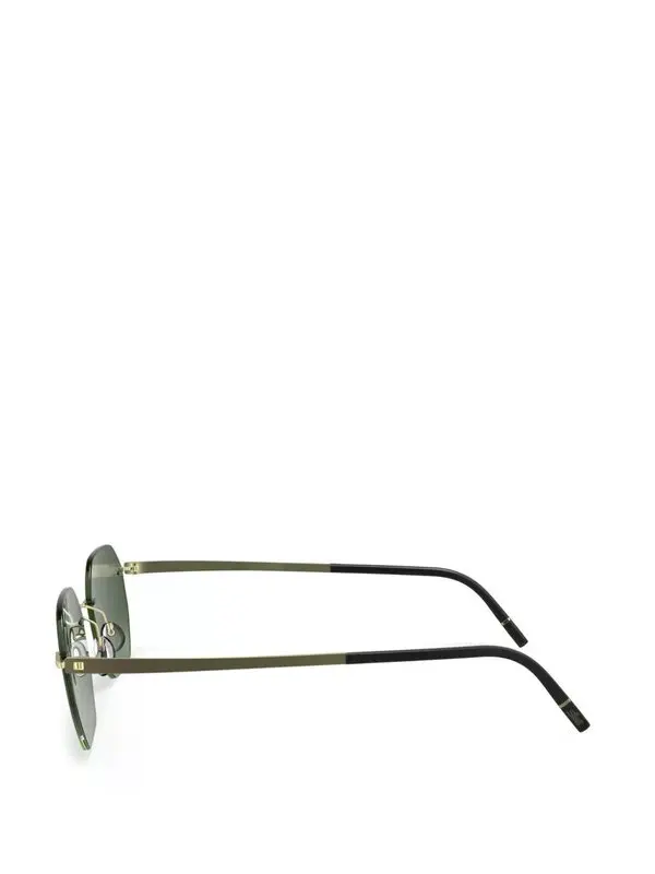 SILHOUETTE Rimless Geometric Sunglasses