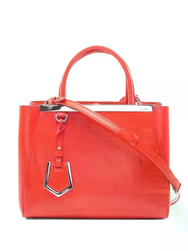 Fendi Petite 2jours Handbag - Red