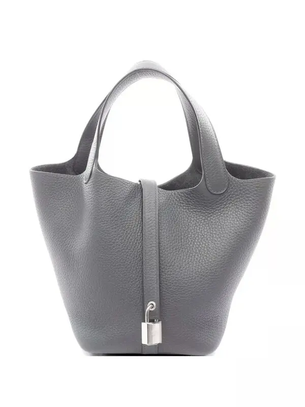 Hermès Picotan Lock Pm Tote Bag - Grey