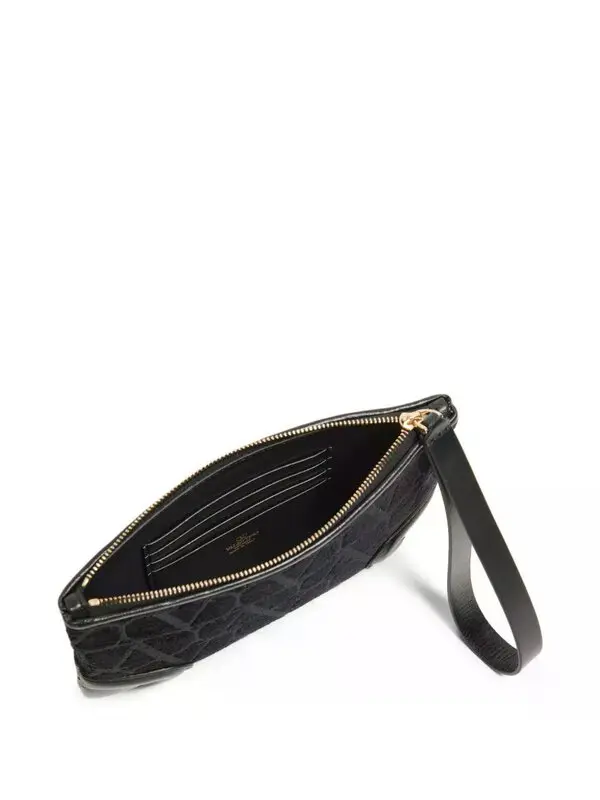 Valentino Garavani Toile Iconographe Pouch - Black
