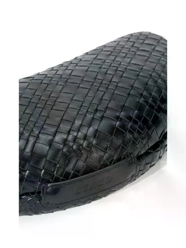 Staud Crescent Woven Clutch Bag