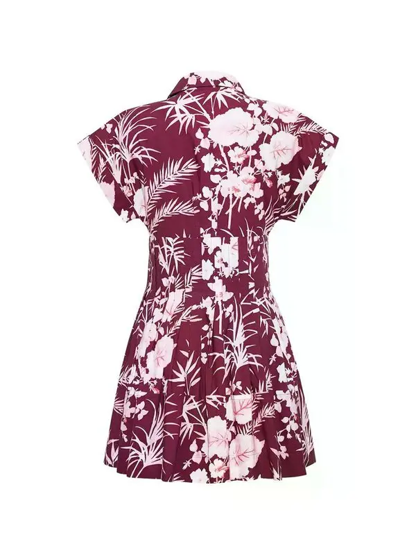 Cara Cara Nash Floral-print Mini Dress - Red