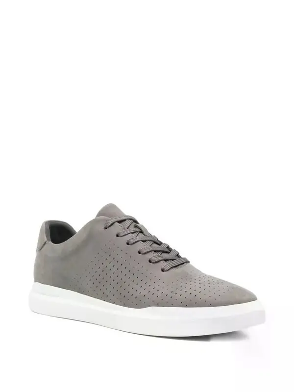 SERGIO MORETTI FIRENZE Perforated Leather Sneakers