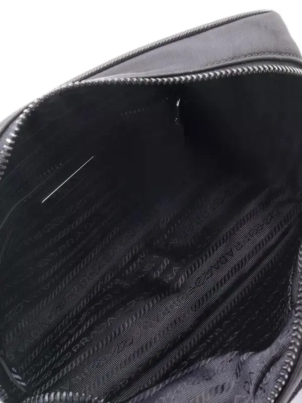 Prada Re-nylon Saffiano Leather Shoulder Bag