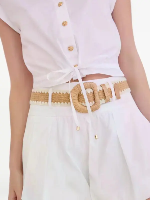 Cara Cara Belted Bubble Hem Shorts