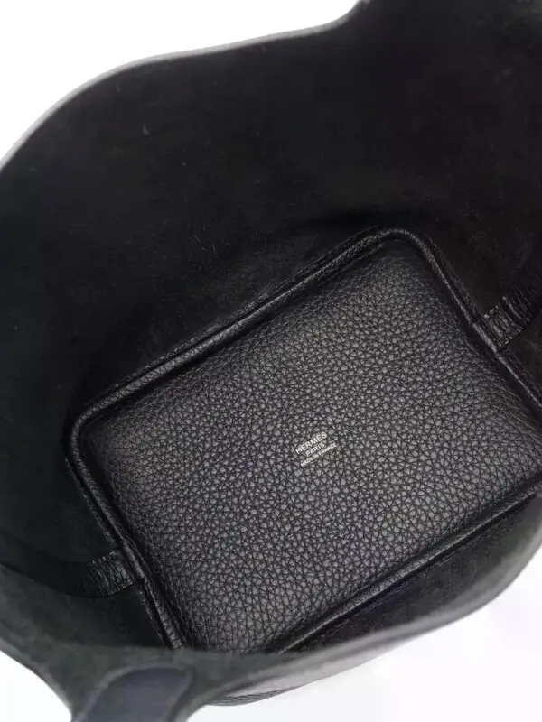 Hermès Taurillon Clemence Leather Picotin Lock Tote Bag - Black