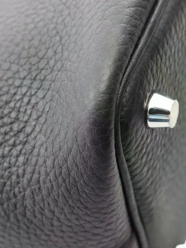 Hermès 2025 Pm Picotan Lock Clemence-leather Tote Bag - Black