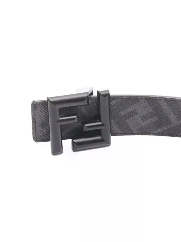 Fendi Ff Square Reversible Leather Belt