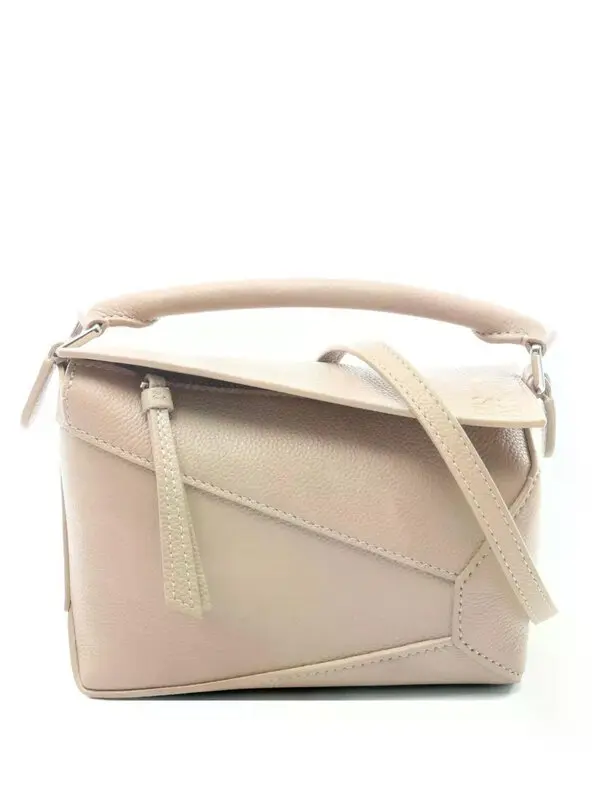 Loewe 2020s Mini Puzzle Edge Tote Bag - Neutrals
