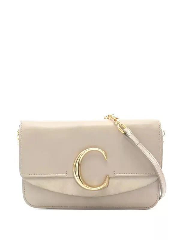 Chloé Beige Leather Shoulder Bag