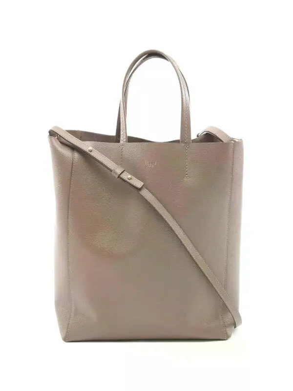 Celine 2000s Vertical Hippopotamus Cabas Tote Bag - Neutrals