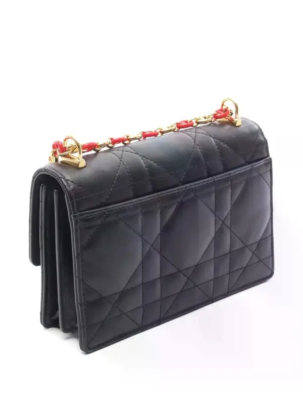 Dior Miss Caro Quilted Crossbody Bag - Black