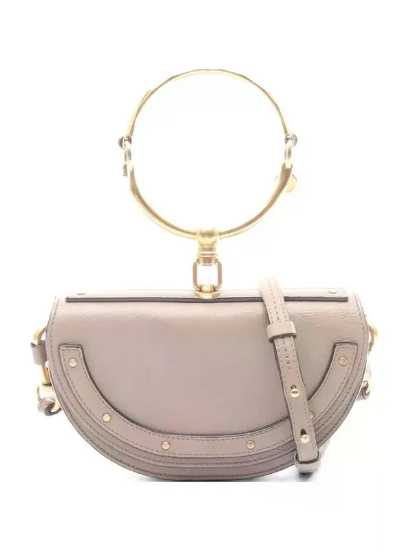 Chloé Small Nile Minaudiere Handbag - Grey