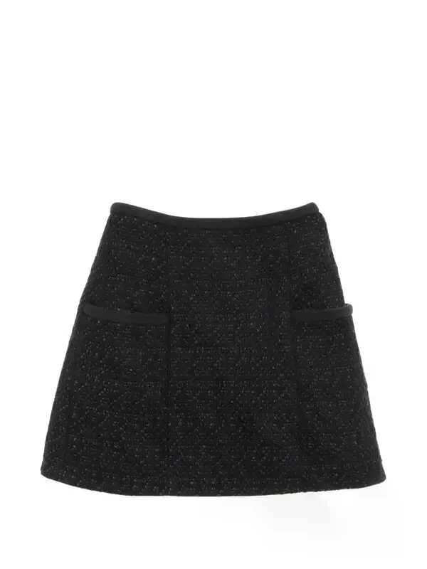 LOUIS VUITTON Tweed A-line Skirt
