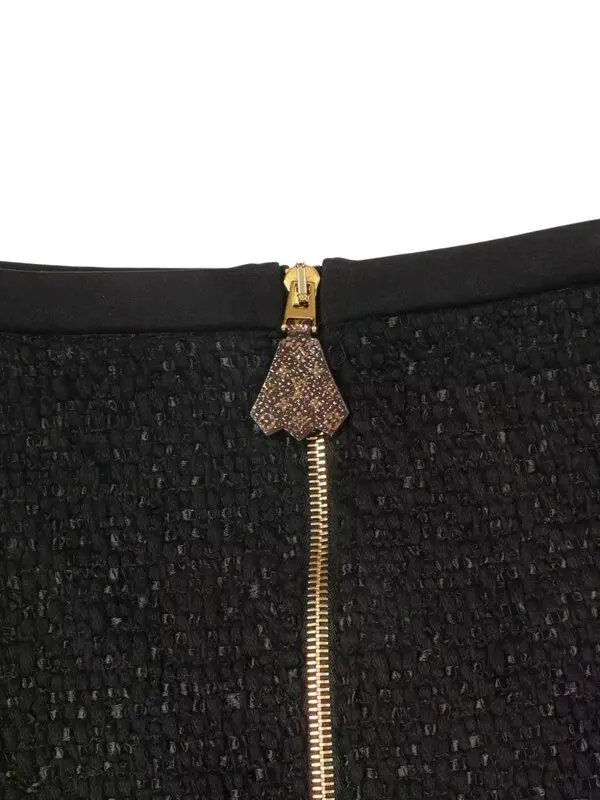 LOUIS VUITTON Tweed A-line Skirt