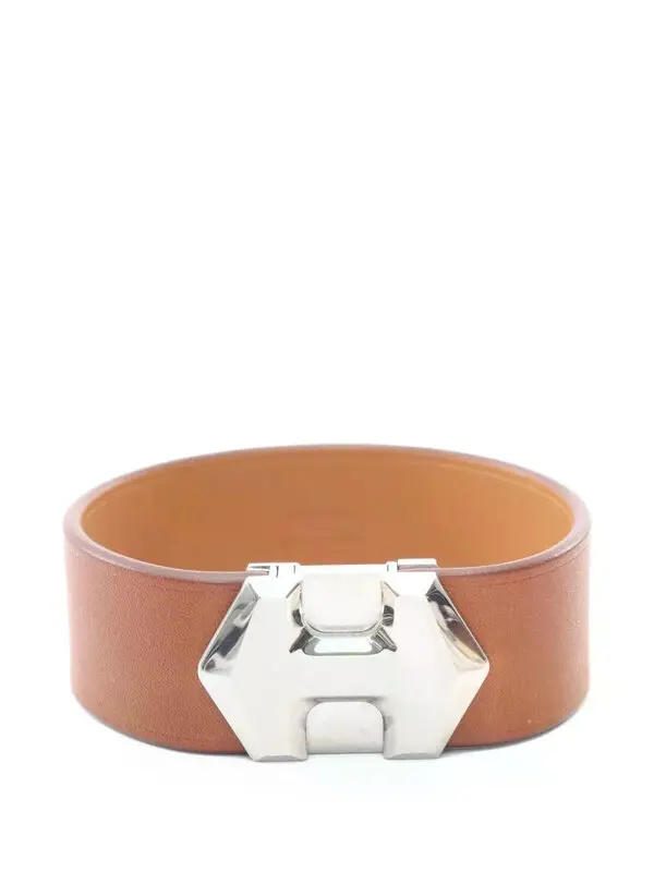 Hermès Super H Leather Bangle - Brown