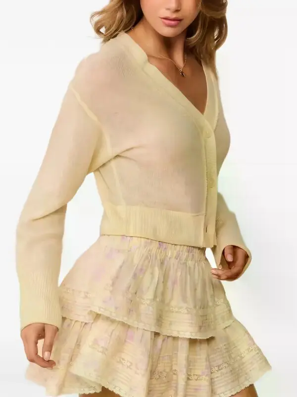 LoveShackFancy Lawrence Cashmere Cardigan