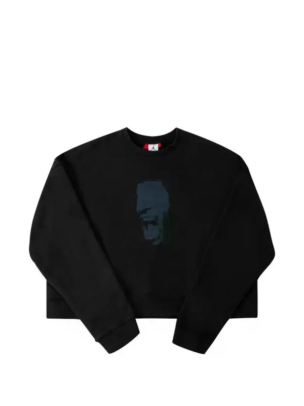 JORDAN Graphic Print Crew Neck Sweater