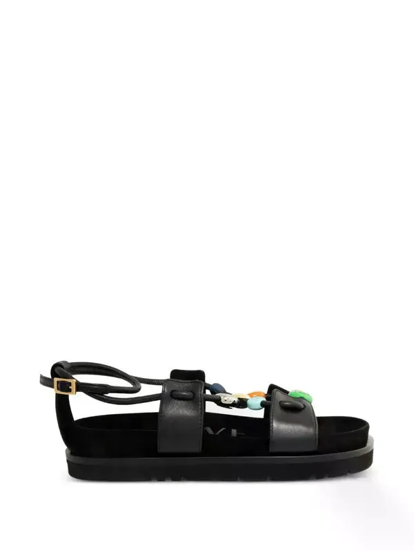 Loewe Embellished Platform Sandals - Black