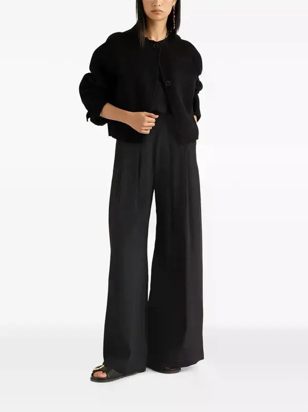 Momoni Aspen Pleated Palazzo Pants