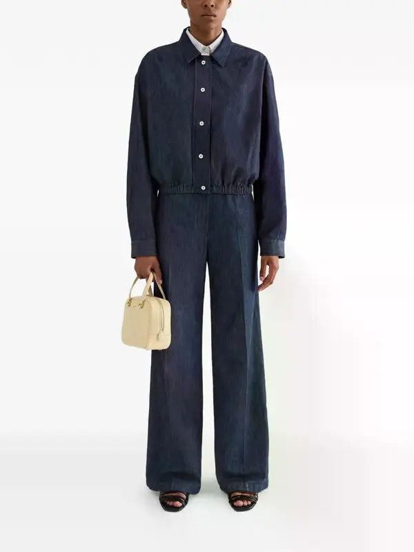 JIL SANDER Elasticated-hem Cotton Jacket