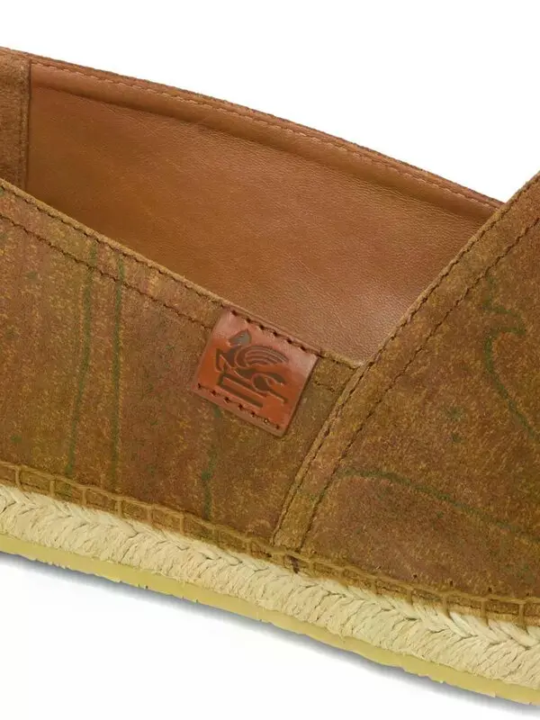 Etro Arnica Suede Espadrilles - Brown