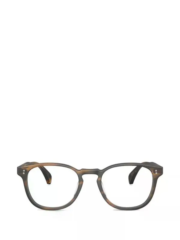 Oliver Spencer Finley Esq. Round Frame Glasses - Brown