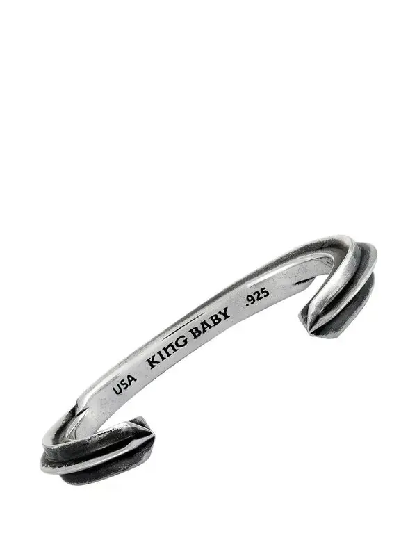 KING BABY STUDIO Sterling Shooting Star Cuff Bracelet - Silver