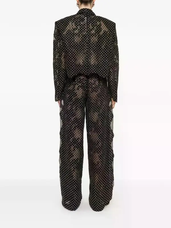 NISSA Embellished Cropped Blazer