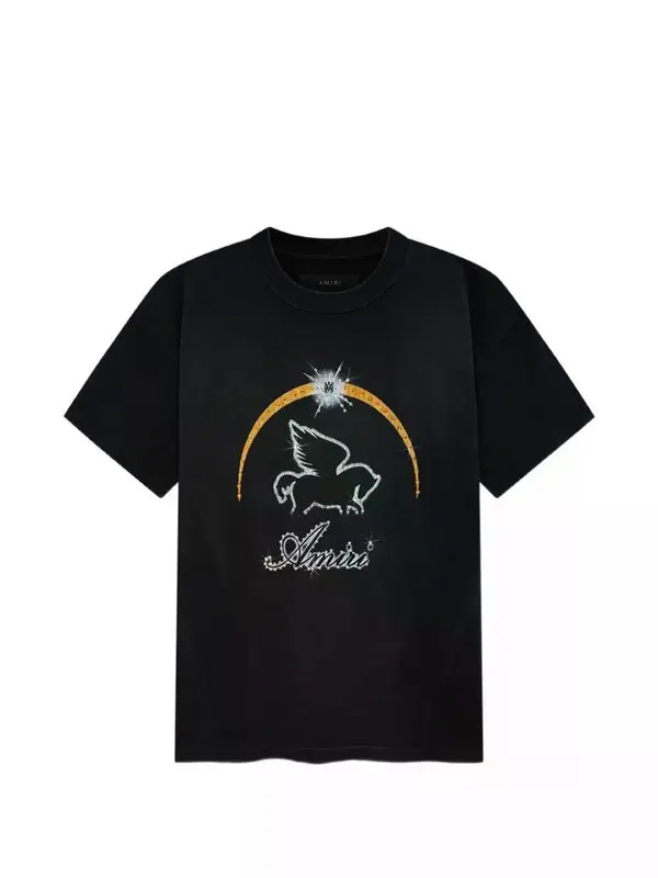 Amiri Crystal-embellished Pegasus T-shirt