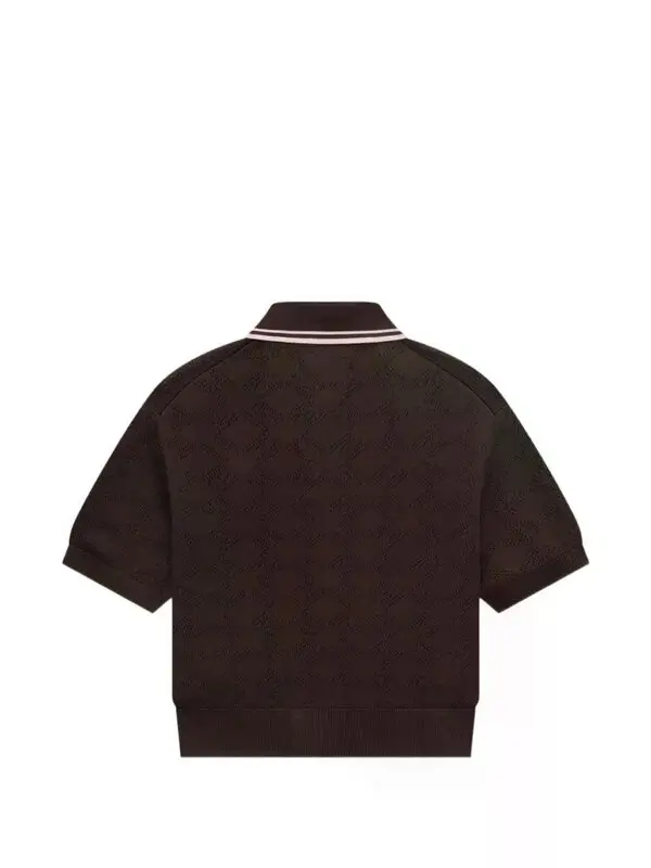 Amiri Ma Quad Monogram Polo Shirt