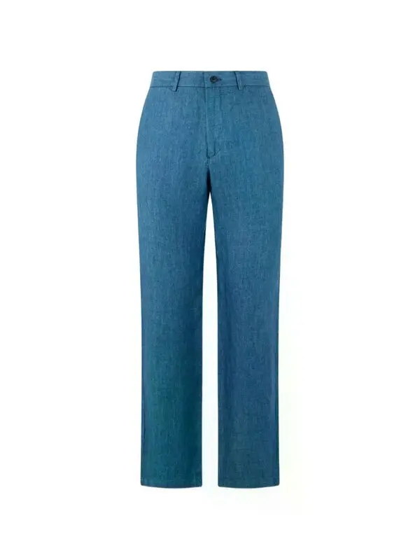 Brooks Brothers Light Herringbone Weave Linen Trousers
