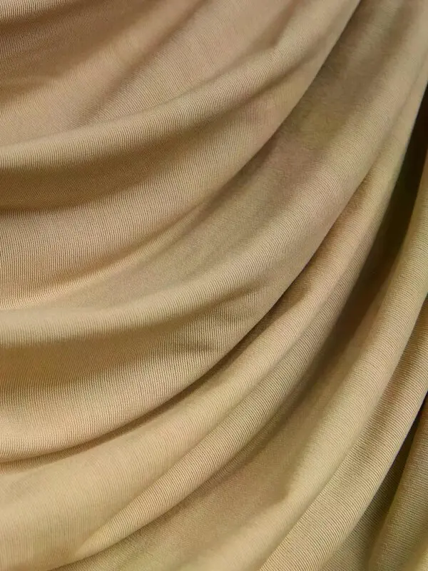 Ronny Kobo One-shoulder Ruched Dress - Neutrals
