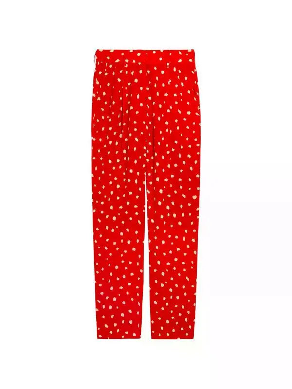 BLAZÉ MILANO Polka Dot Pleated Trousers