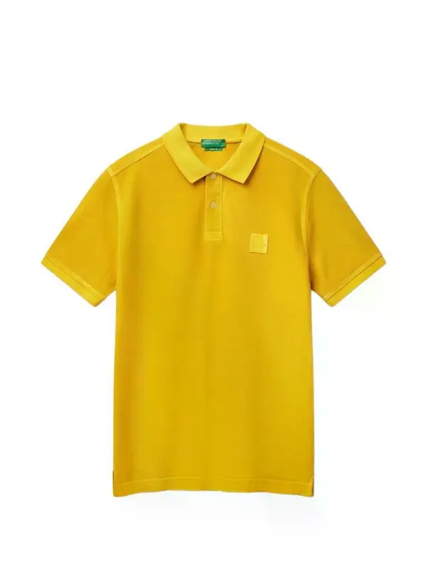 BENETTON Logo-patch Polo Shirt