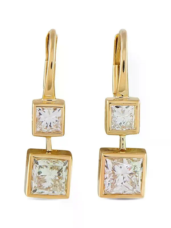 LB EXCLUSIVE 1.92 Carat Diamond Earrings - Gold