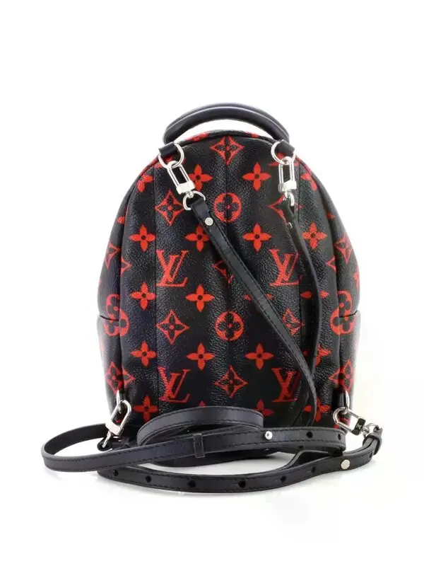 LOUIS VUITTON Palm Springs Limited Edition Monogram Infrarouge Mini Backpack - Black