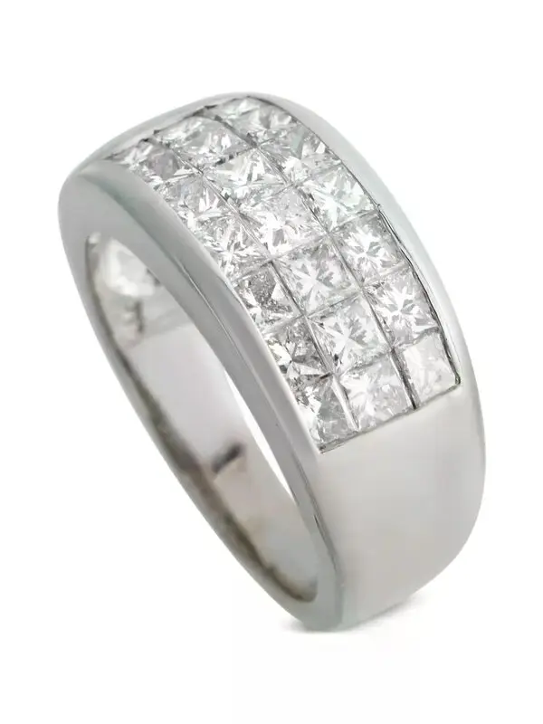 LB EXCLUSIVE 2.50 Carat Diamond Band Ring In 18k Gold - White