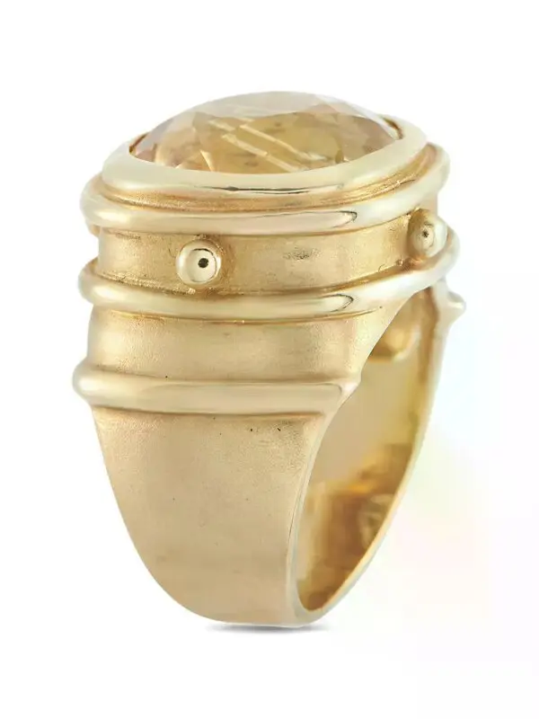 LB EXCLUSIVE 14k Yellow Citrine Statement Ring - Gold
