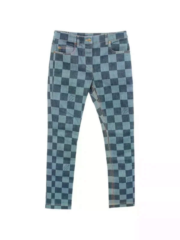 LOUIS VUITTON Damier Denim Jeans