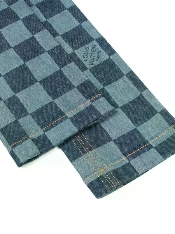 LOUIS VUITTON Damier Denim Jeans