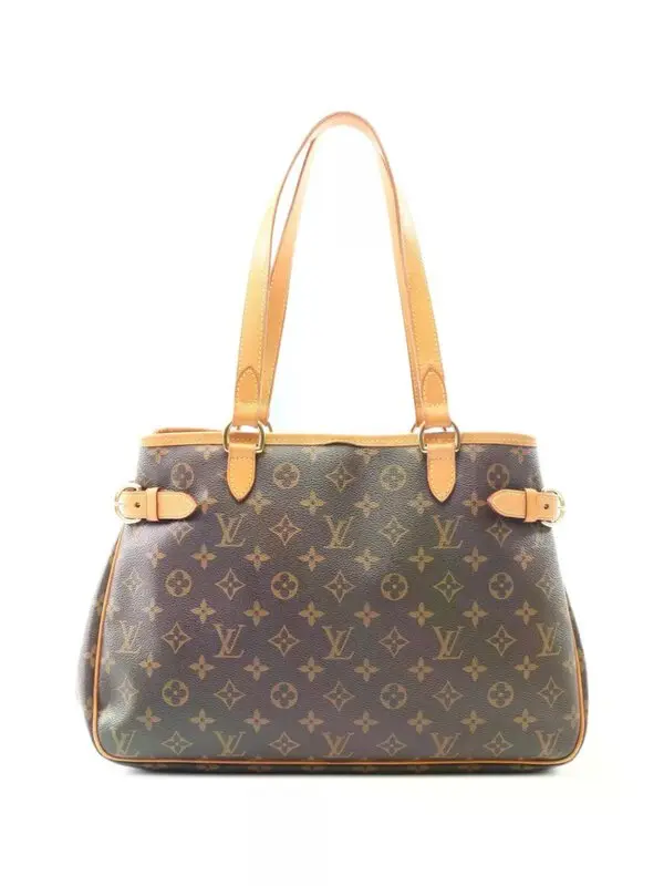 LOUIS VUITTON Batignolles Horizontal Monogram Tote Bag - Brown