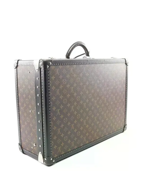 LOUIS VUITTON Alzer 60 Monogram Macassar Trunk Case